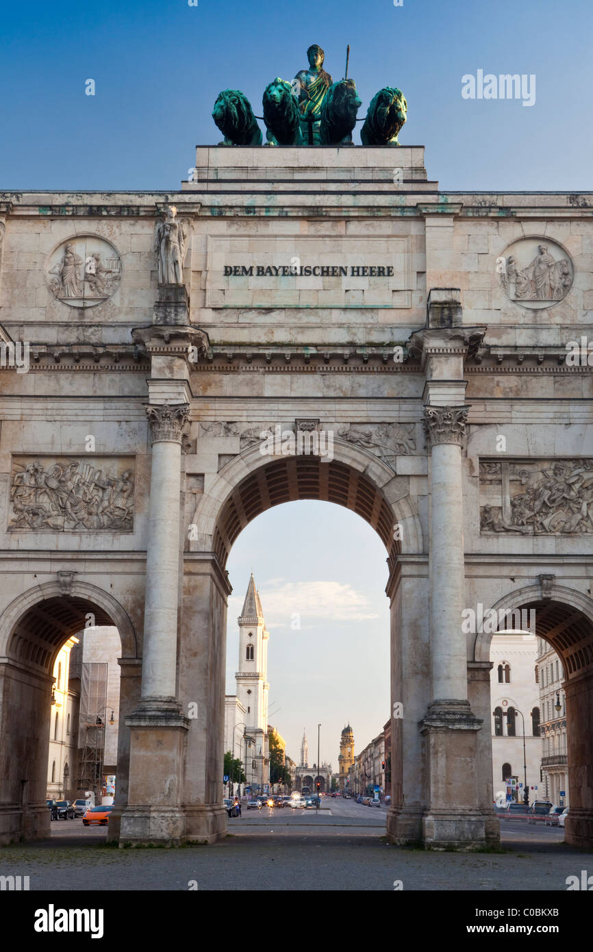 Victory Gate, Munich, Germany Stock Photo - Alamy