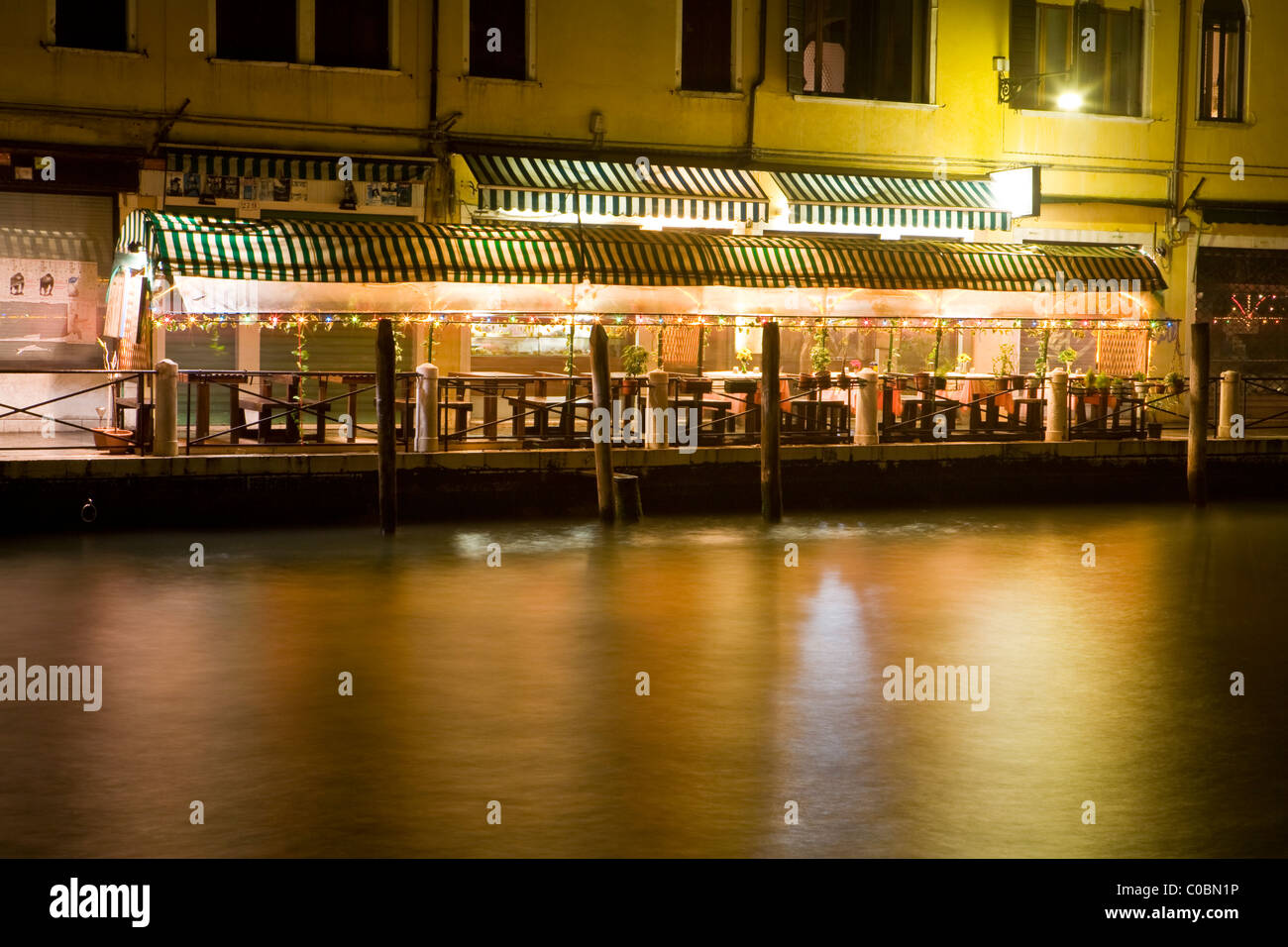 Venice night cafe hi-res stock photography and images - Alamy