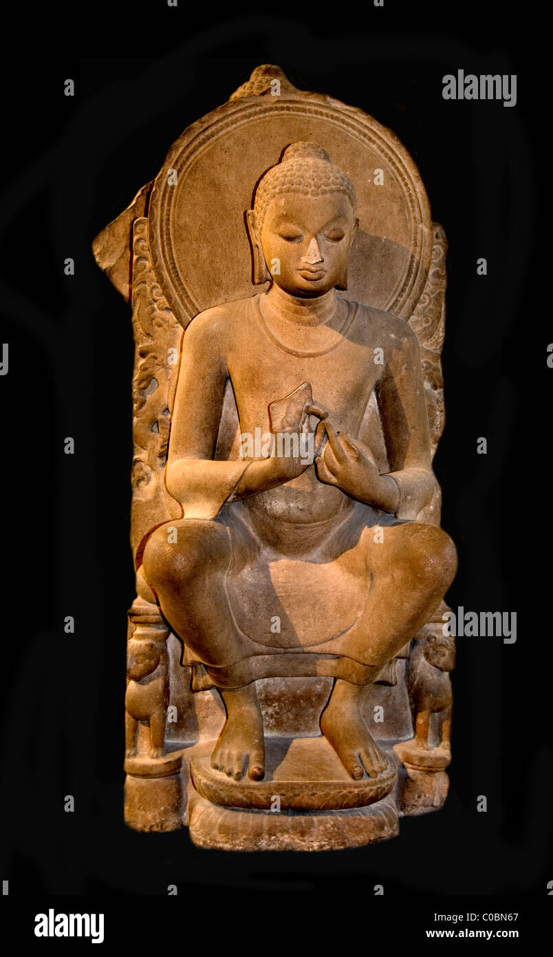 Buddha Sarnath north india Gupta 435 AD Museum Stock Photo - Alamy