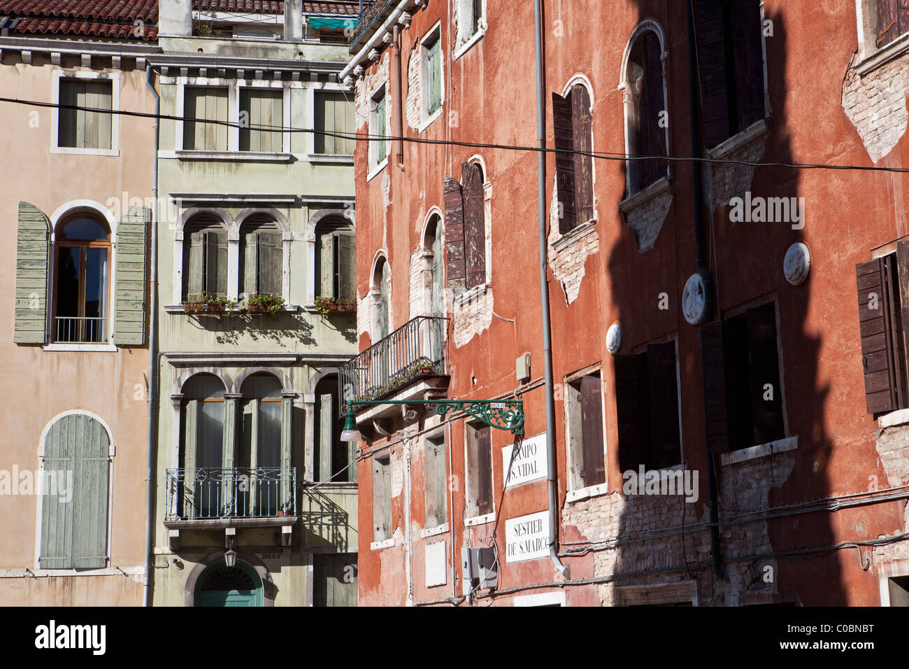 Windows with shutters in Venice, Italy Stock Photo - Alamy