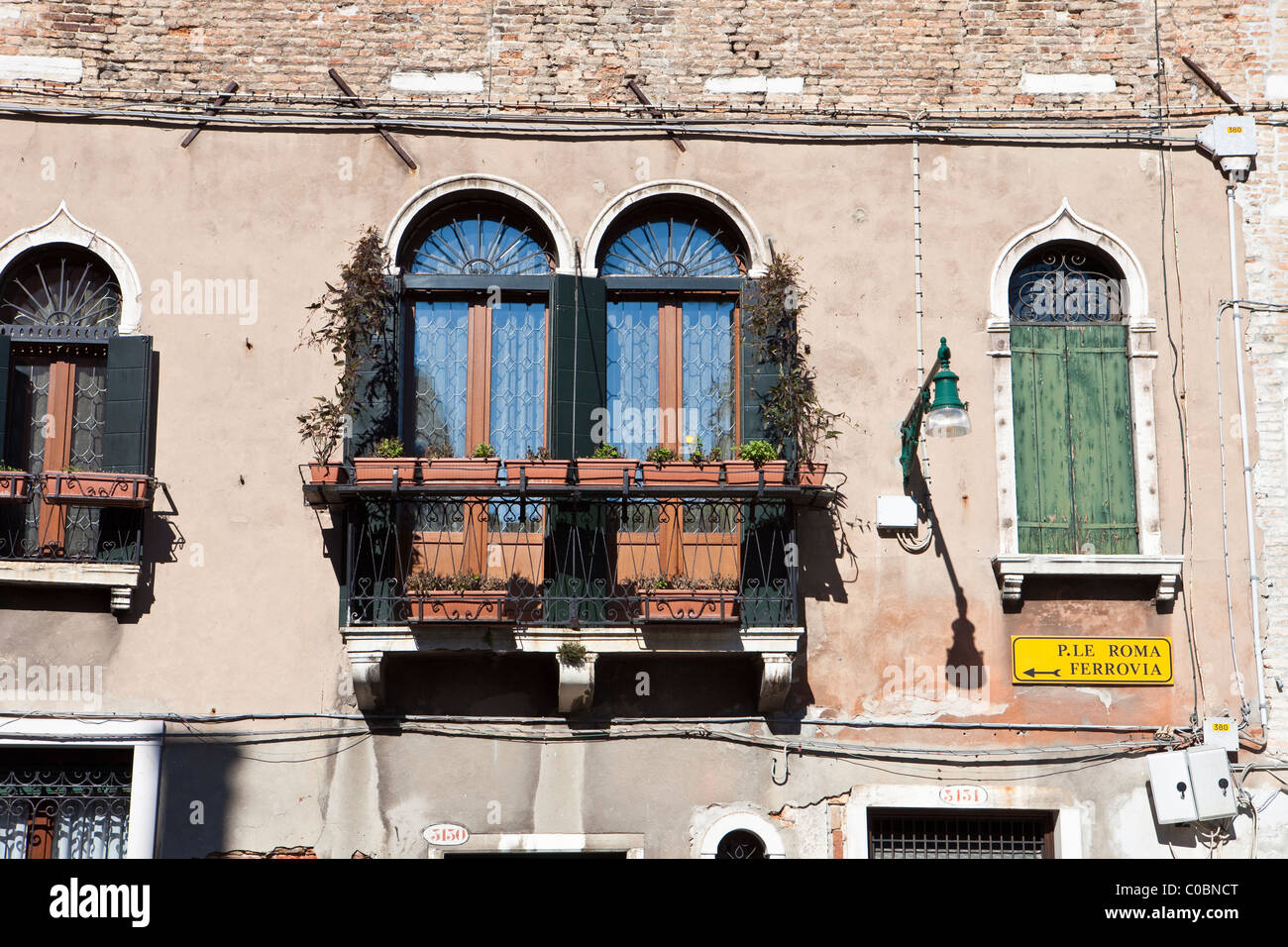 Windows with shutters in Venice, Italy Stock Photo - Alamy