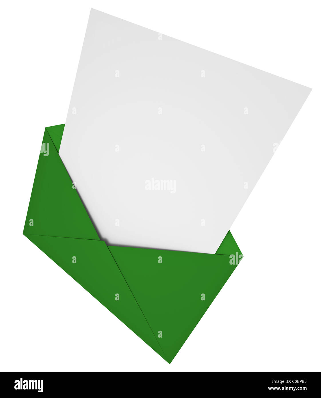 Letter sticking out of envelope hi-res stock photography and images - Alamy