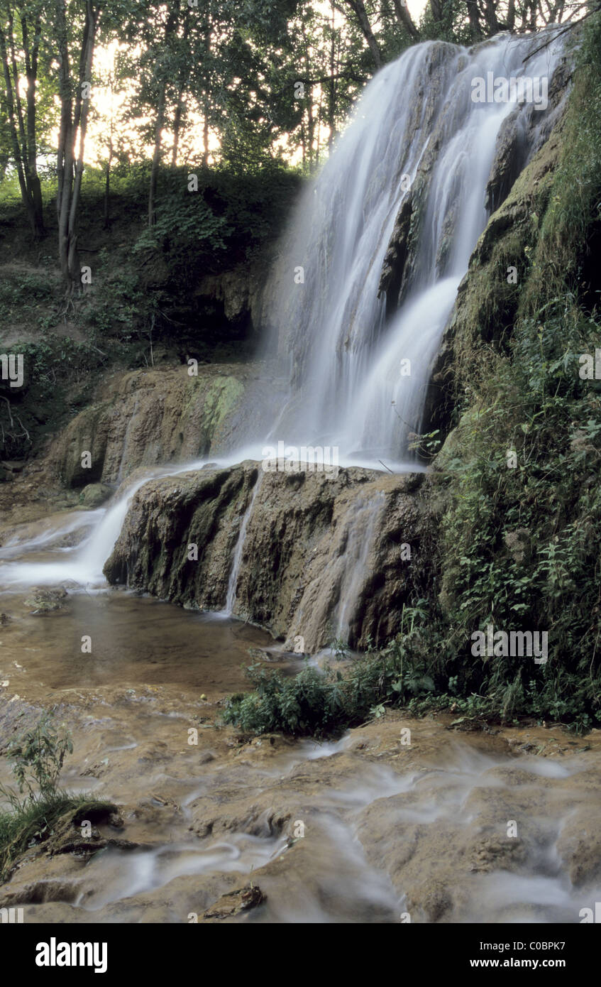 Lucansky vodopad - waterfall at the spa village Lucky in the Chocske ...