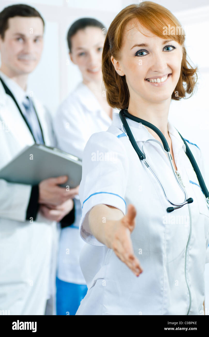 a team of experienced highly qualified doctors Stock Photo - Alamy