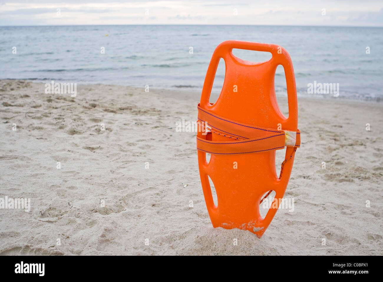 Lifeguard beach rescue equipment Stock Photo - Alamy