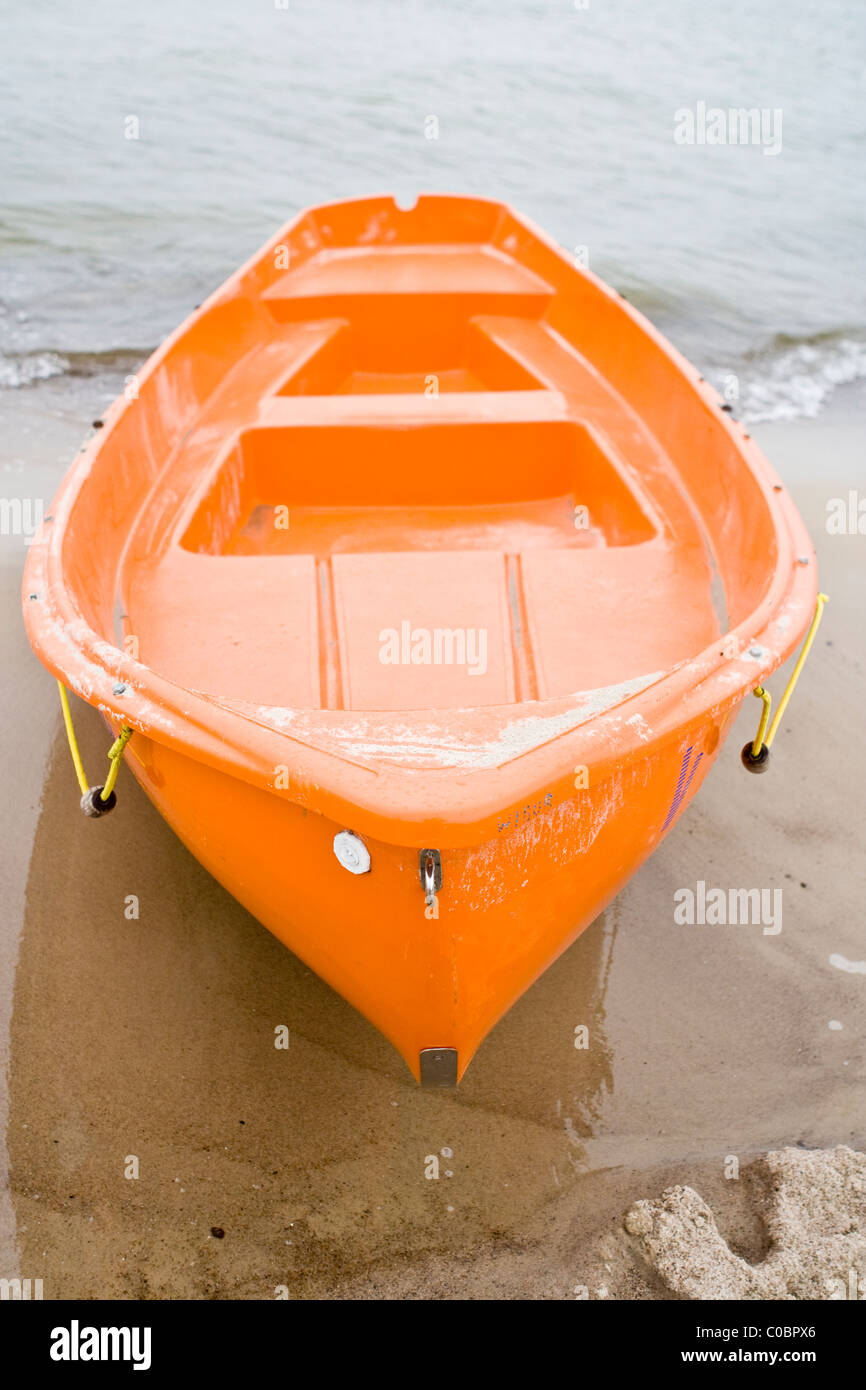 Yellow rescue boat hi-res stock photography and images - Alamy