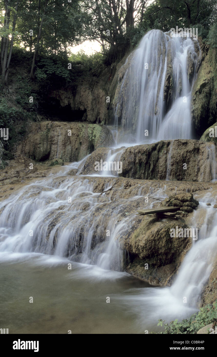 Lucansky vodopad - waterfall at the spa village Lucky in the Chocske ...