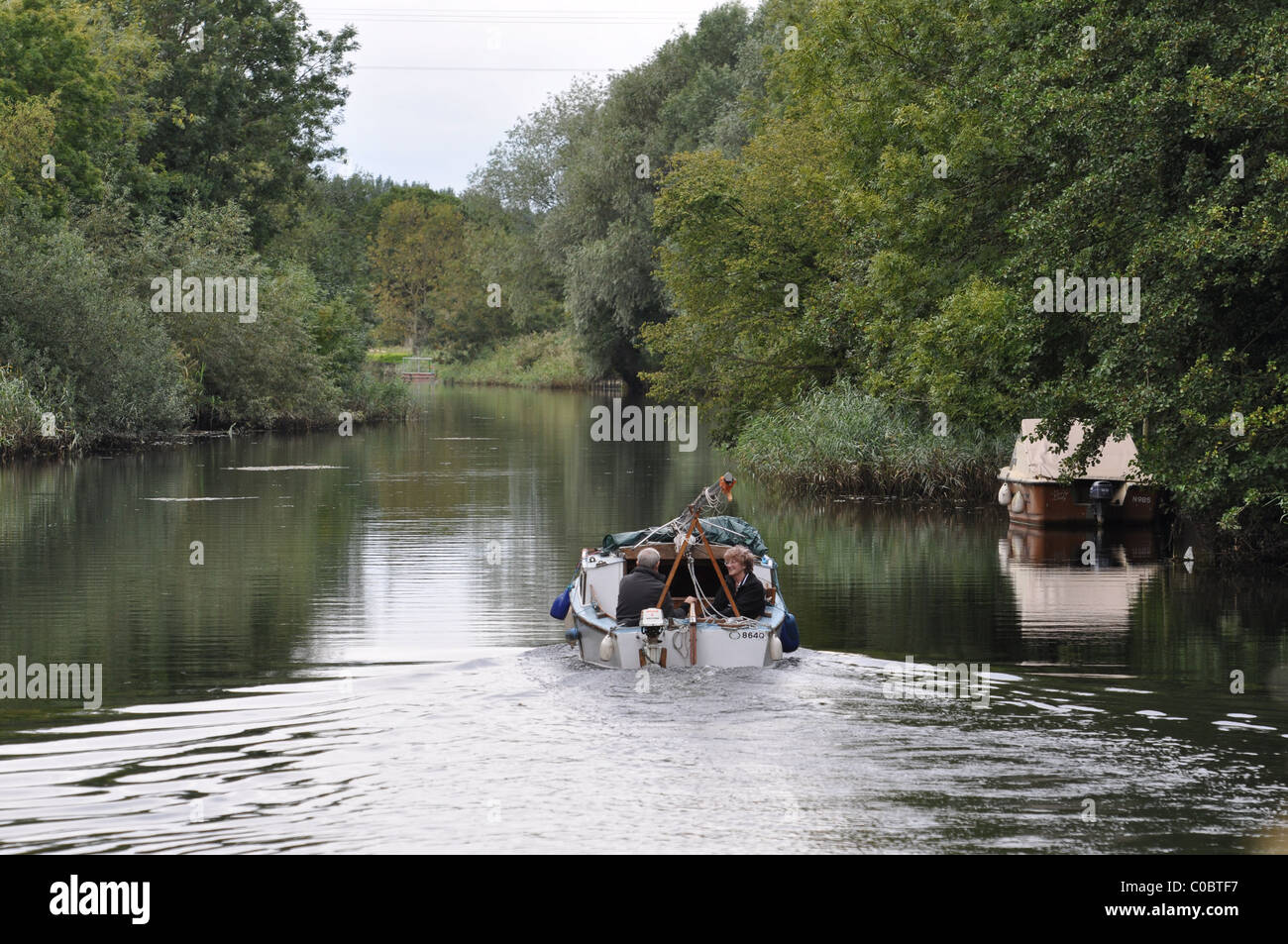 The River Waveney at Dunburgh, Norfolk Stock Photo - Alamy
