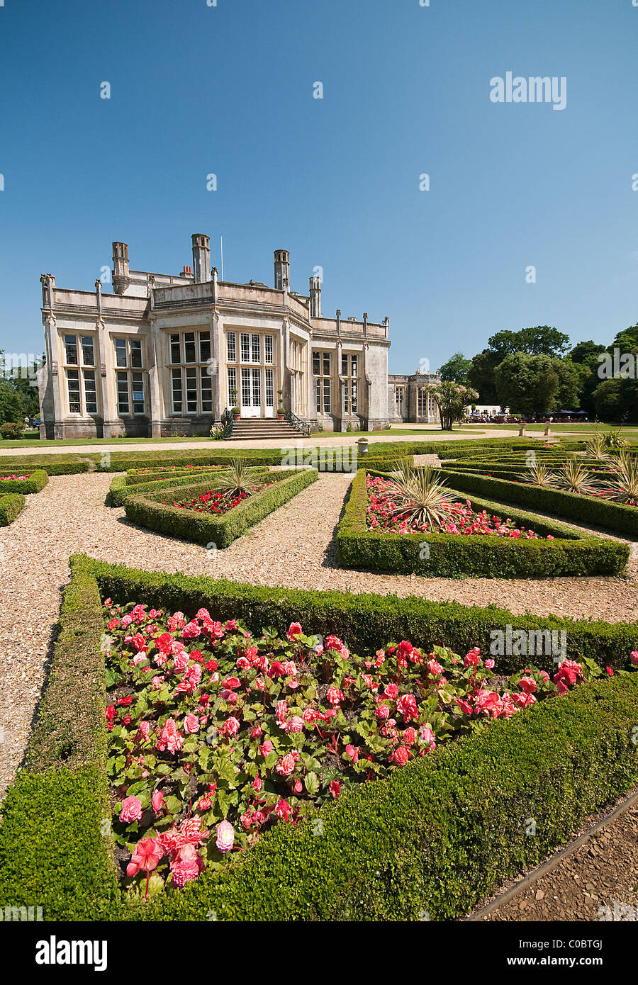 Highcliffe Castle and gardens Christchurch England UK Stock Photo - Alamy