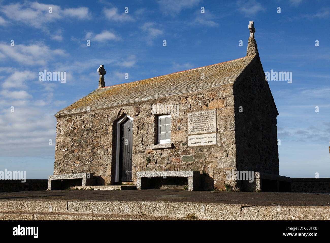 Scene from the picturesque town of St Ives in Cornwall, famous for its ...