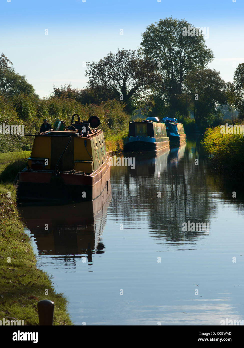 Worcester and Birmingham Canal Stoke Prior Astwood Locks Worcestershire ...