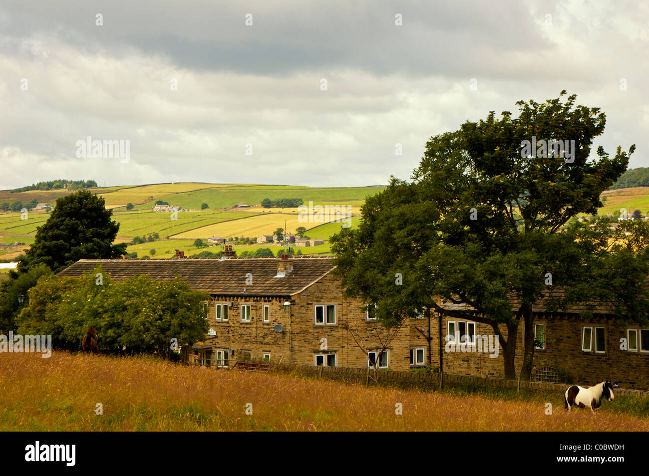 Bronte Country Yorkshire, West Riding Stock Photo - Alamy