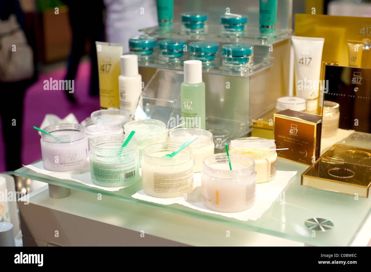 Paris, France - beauty products on display Stock Photo - Alamy