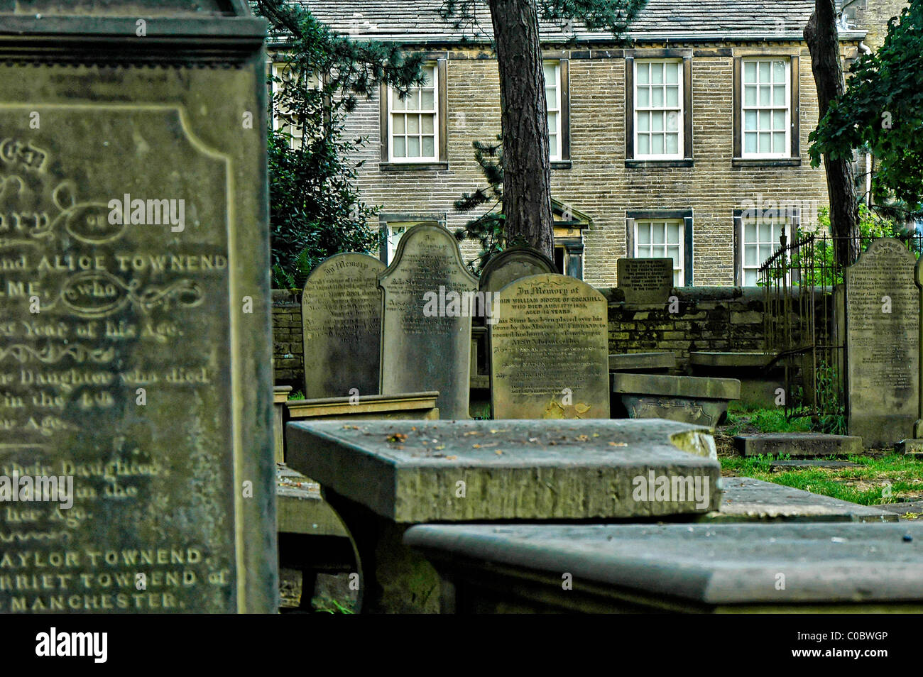 Anne bronte headstone hi-res stock photography and images - Alamy