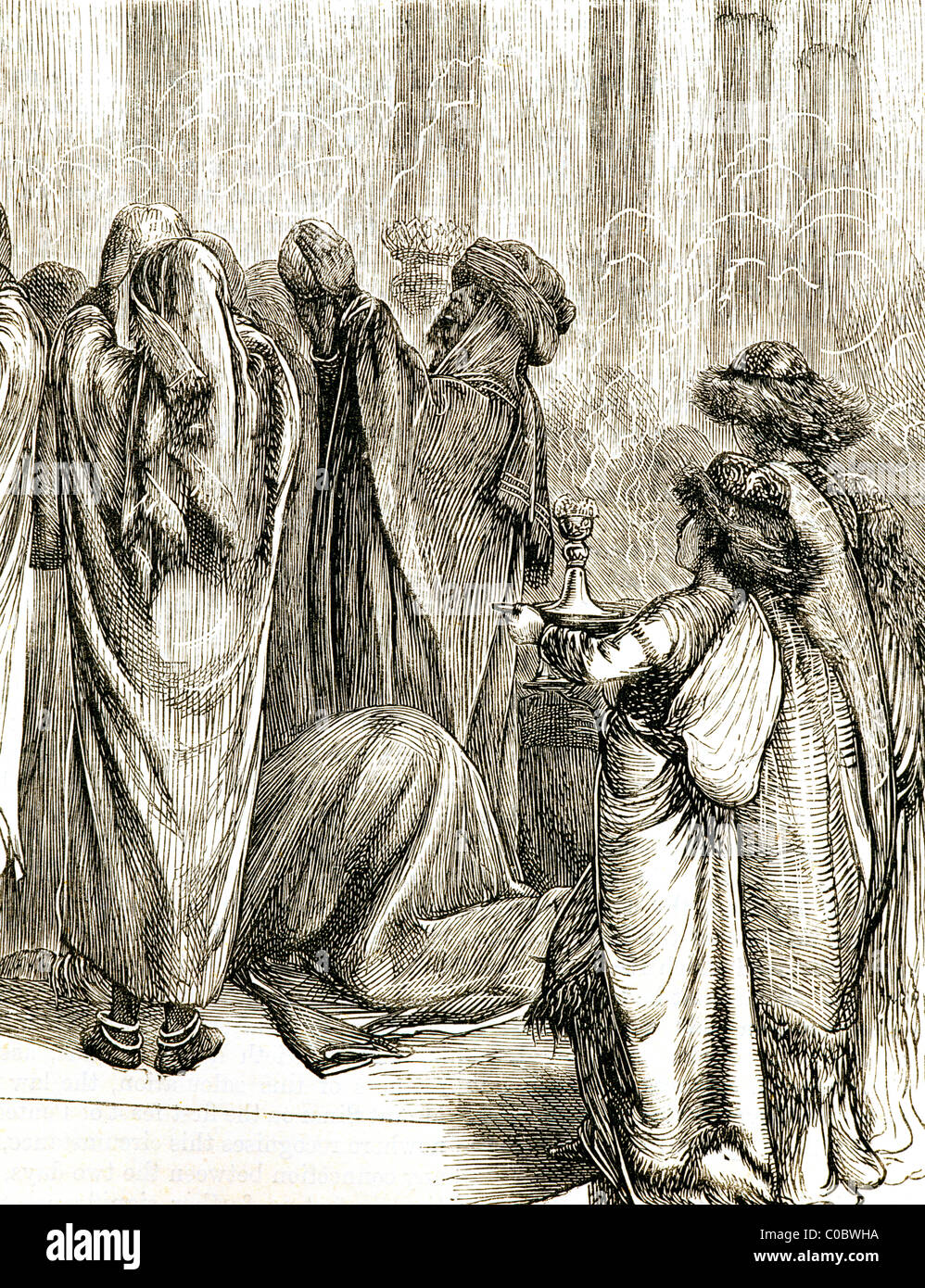 The Feast Of Pentecost Bible Story Stock Photo - Alamy