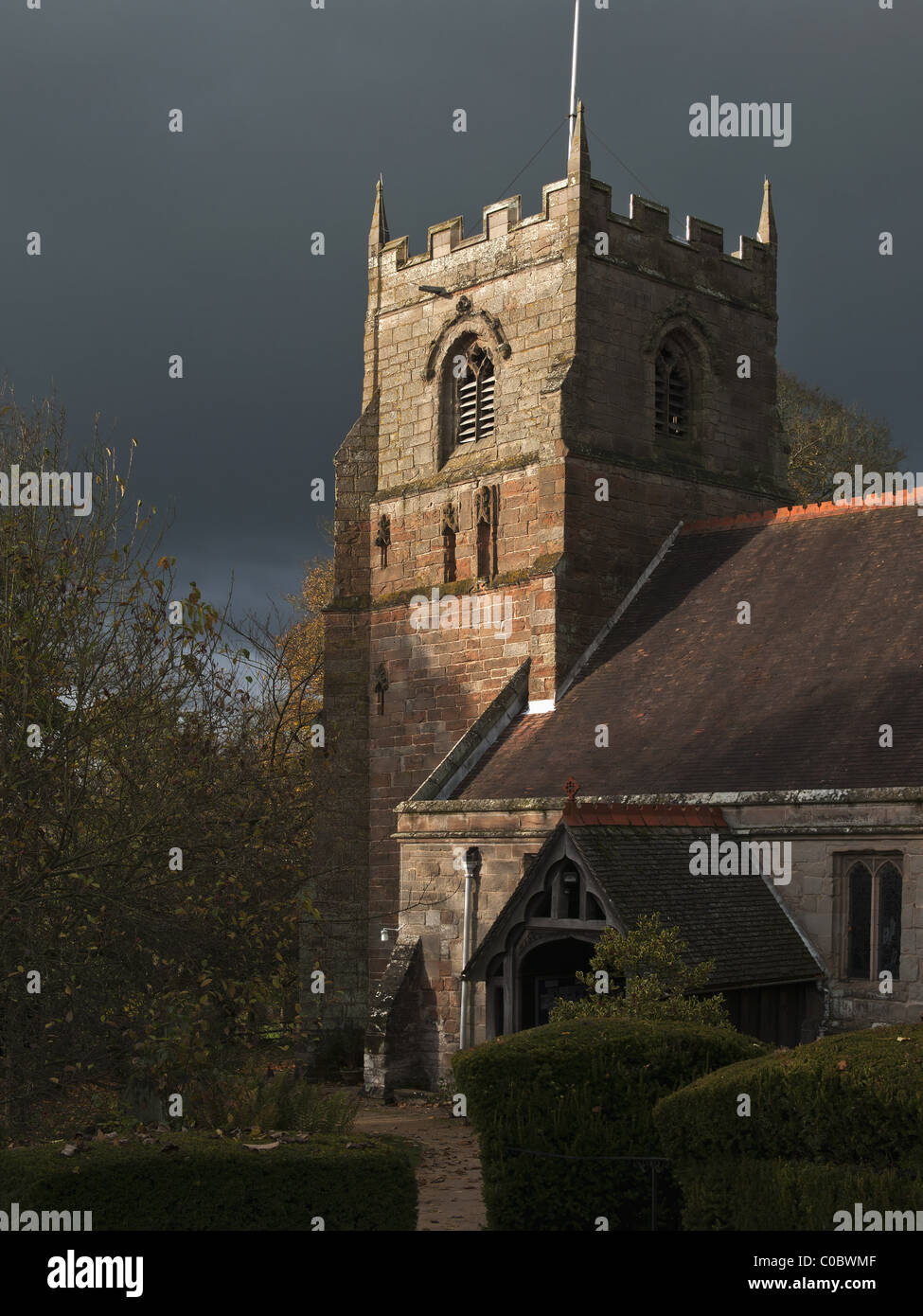 beoley church worcestershire Stock Photo - Alamy