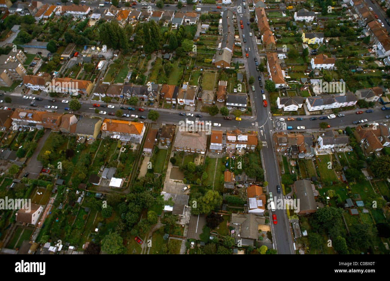 Suburban crossroads hi-res stock photography and images - Alamy