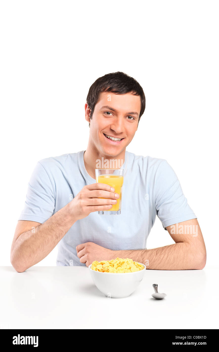 Delicious healthy breakfast cereal Cut Out Stock Images & Pictures - Alamy