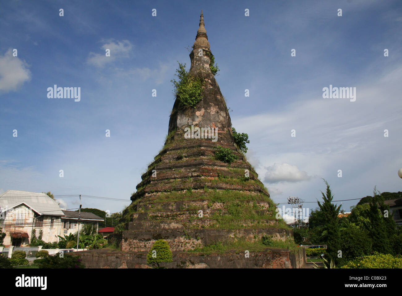 That Dam (Black Stupa) in Vientiane Laos Stock Photo - Alamy