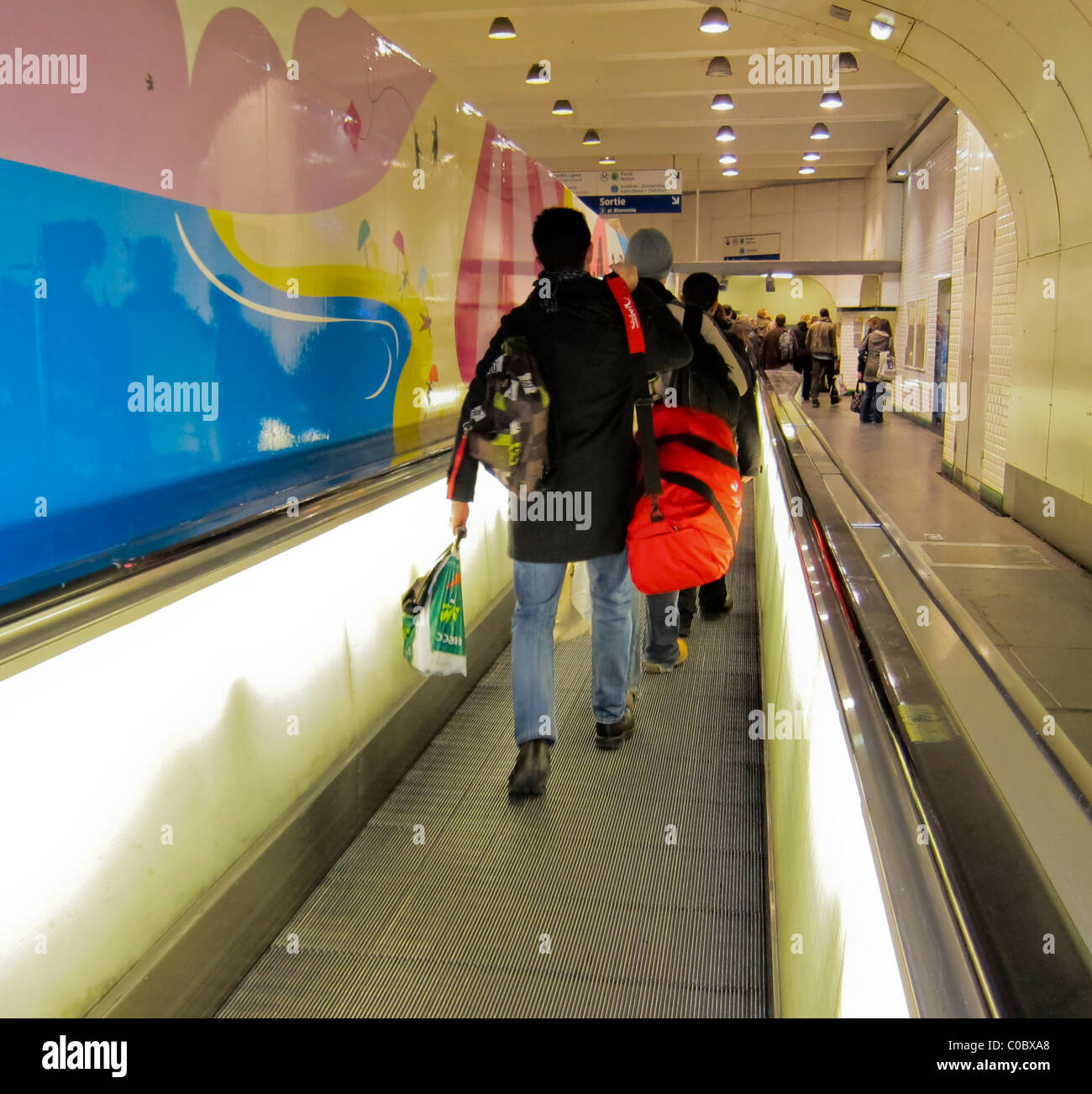 Bags inside hallway metro hi-res stock photography and images - Alamy