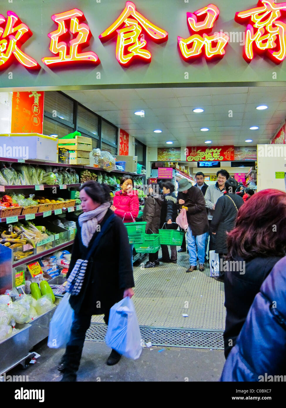 Paris, France, Asians Shopping, Chinese Grocery Food Store, Chinatown ...