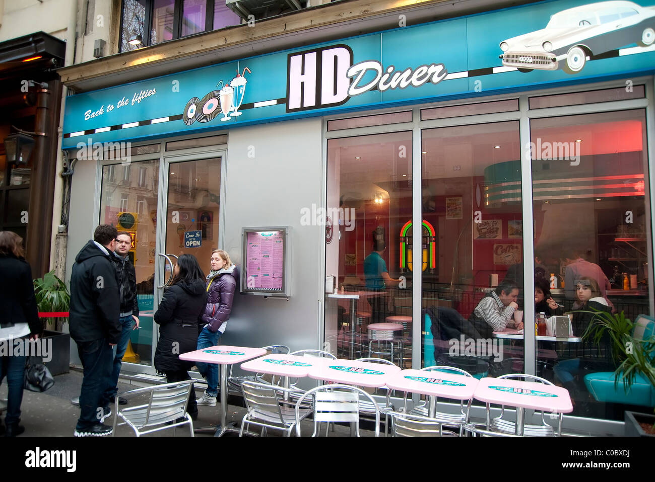 Paris, France - happydaysdiner, HD diner, American food in the Latin ...