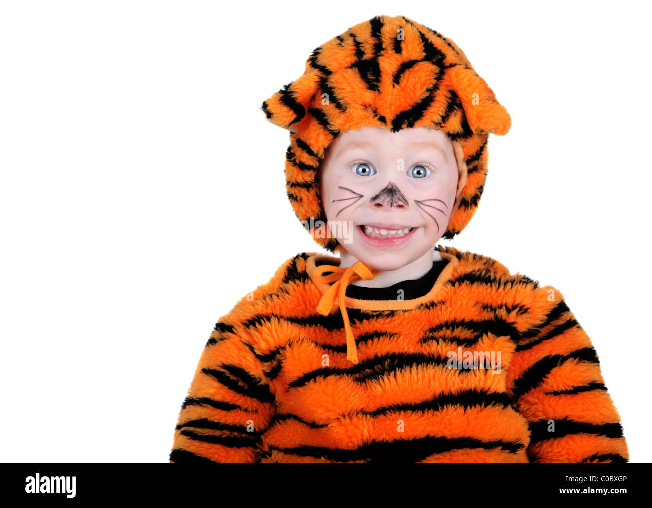 Small boy and tiger hi-res stock photography and images - Alamy