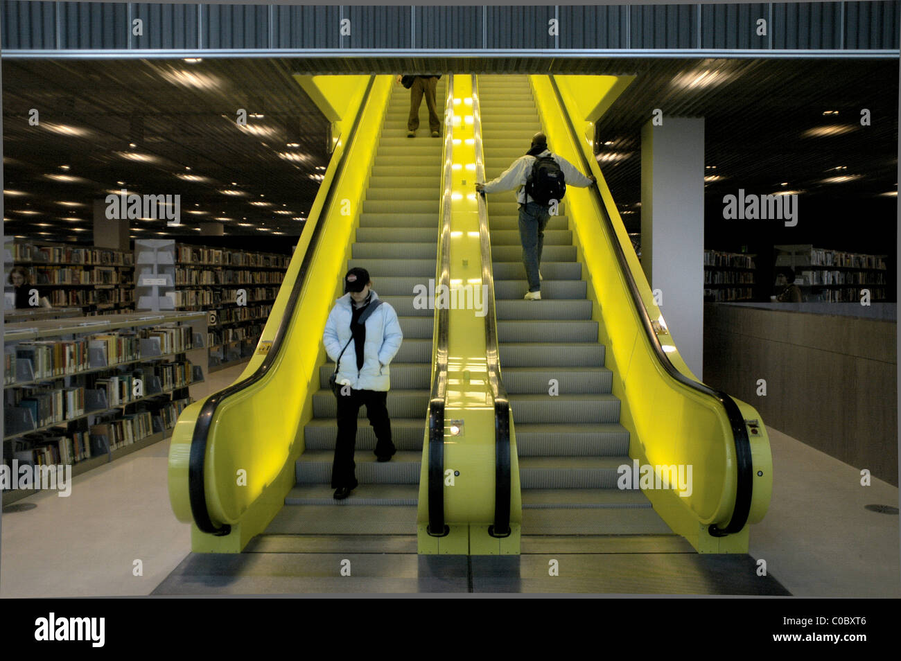 Seattle library reading hi-res stock photography and images - Alamy