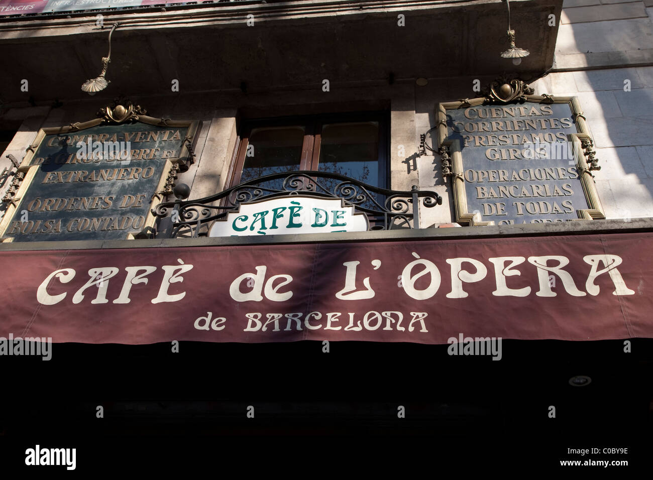 Barcelona cafe opera hi-res stock photography and images - Alamy