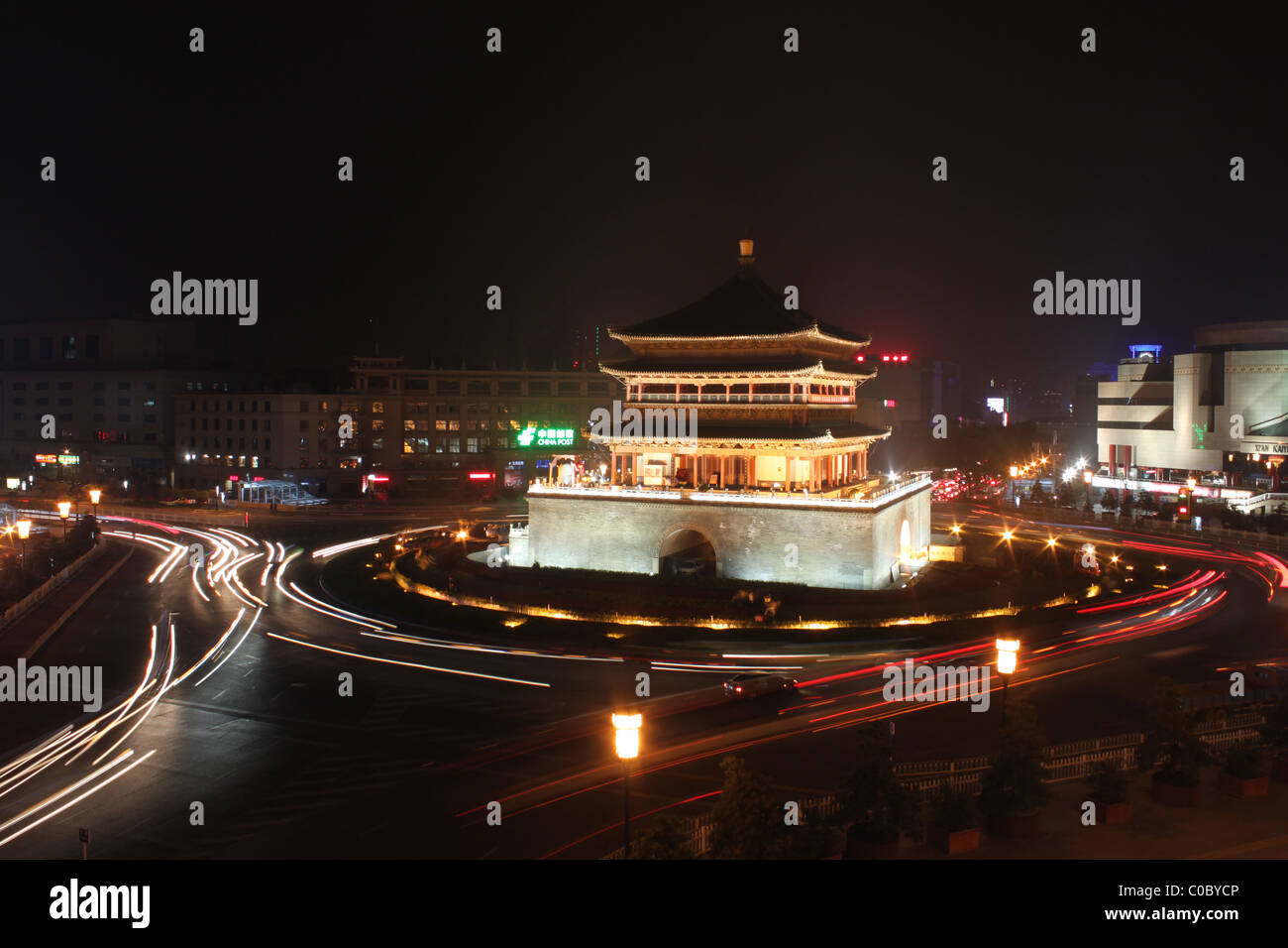 Bell tower at night hi-res stock photography and images - Alamy