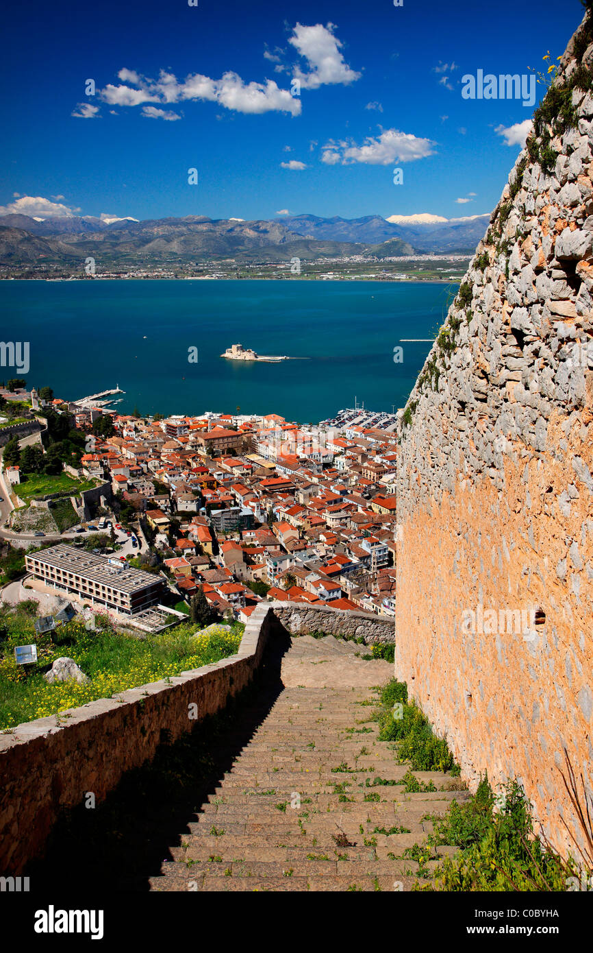 Nafplio view from acronafplia hi-res stock photography and images - Alamy