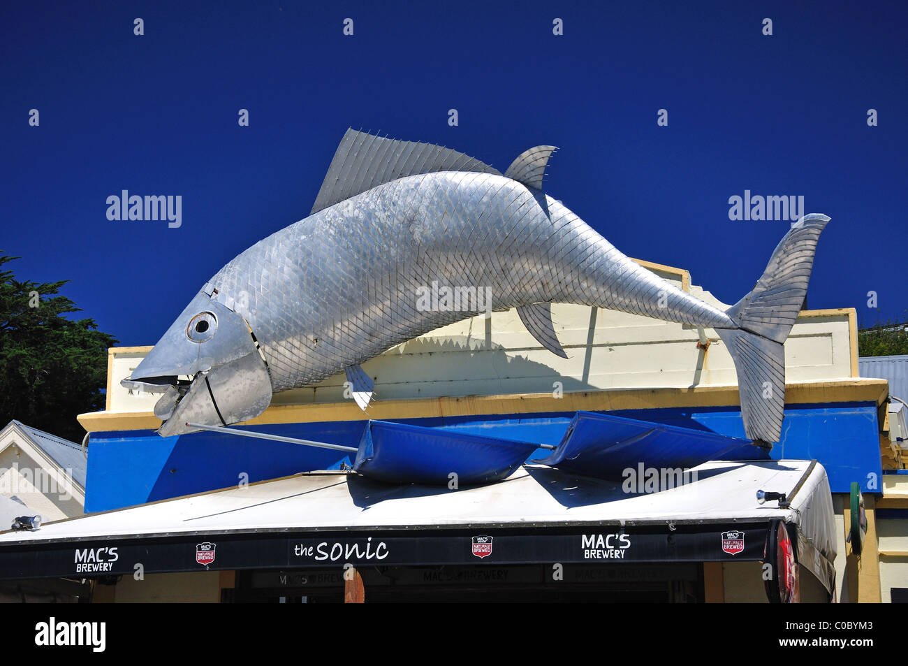 Swordfish sign on The Sonic Pacific Seafood Restaurant & Bar, West End ...