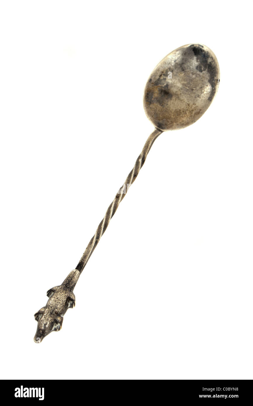 Rare antique Australian early-settler hand-beaten spoon with Duck ...