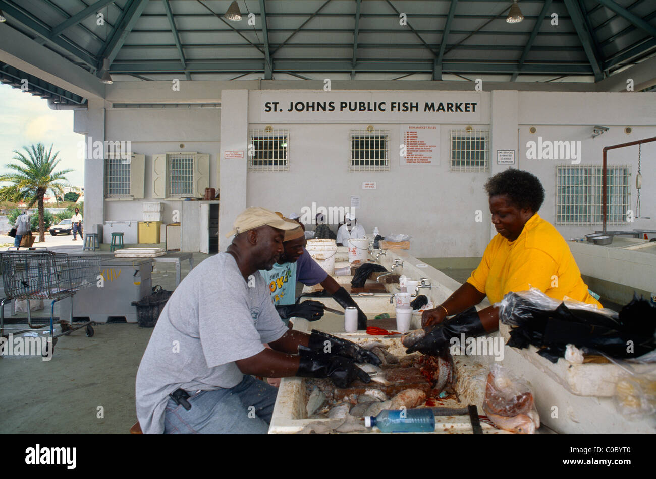 Woman in st johns antigua hi-res stock photography and images - Alamy