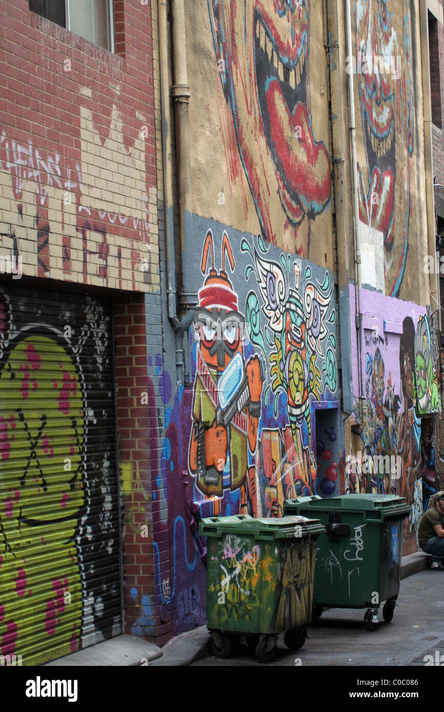 Melbourne alleyway alleyways hi-res stock photography and images - Alamy