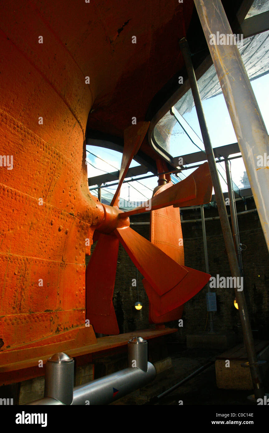 A recreation of the original propeller that would have been fitted to ...