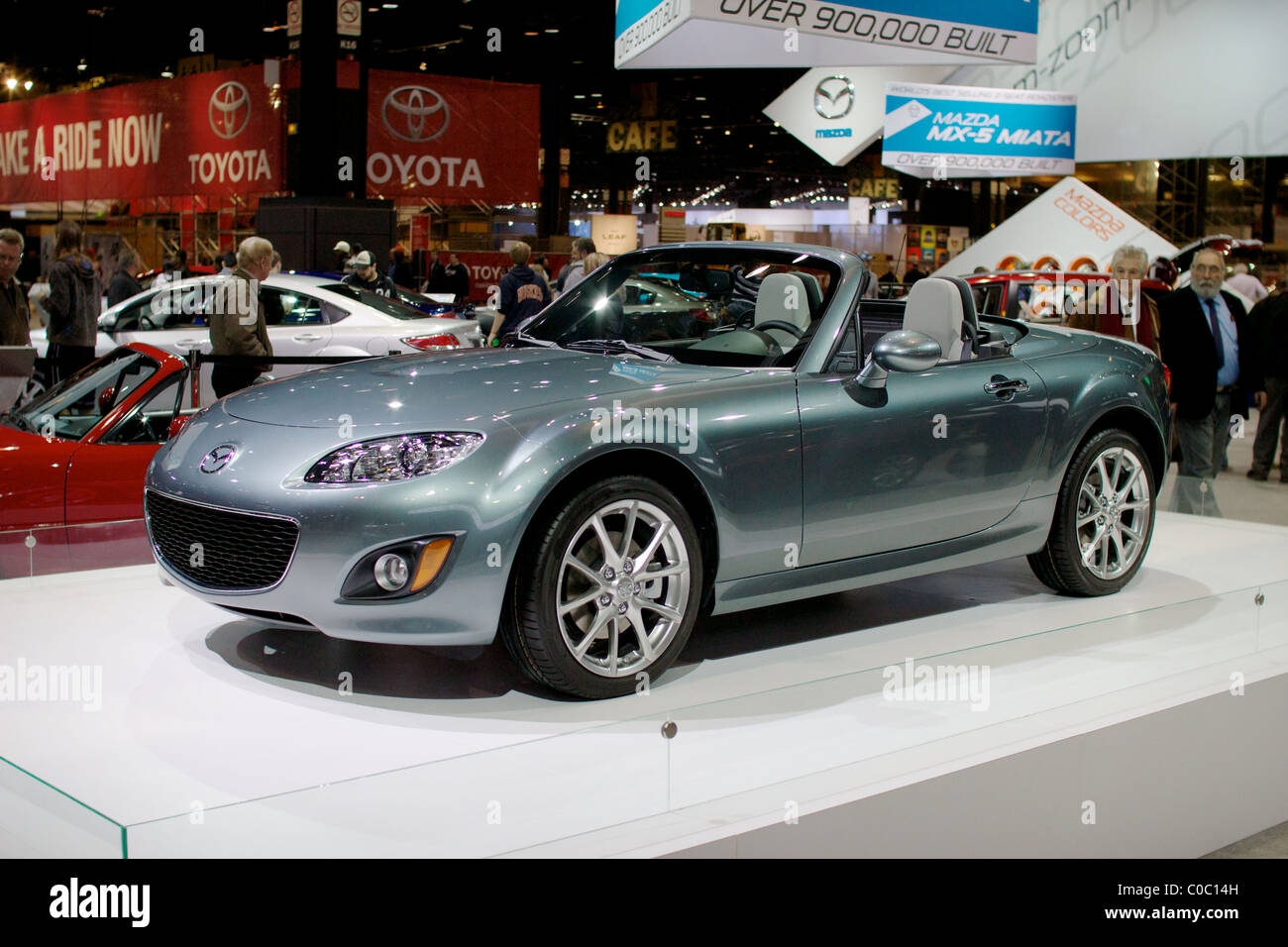 Mazda Miata MX-5 on display at the 2011 Chicago Auto Show Stock Photo ...