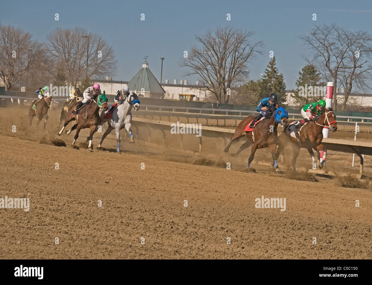 Horse racing finish line hi-res stock photography and images - Alamy