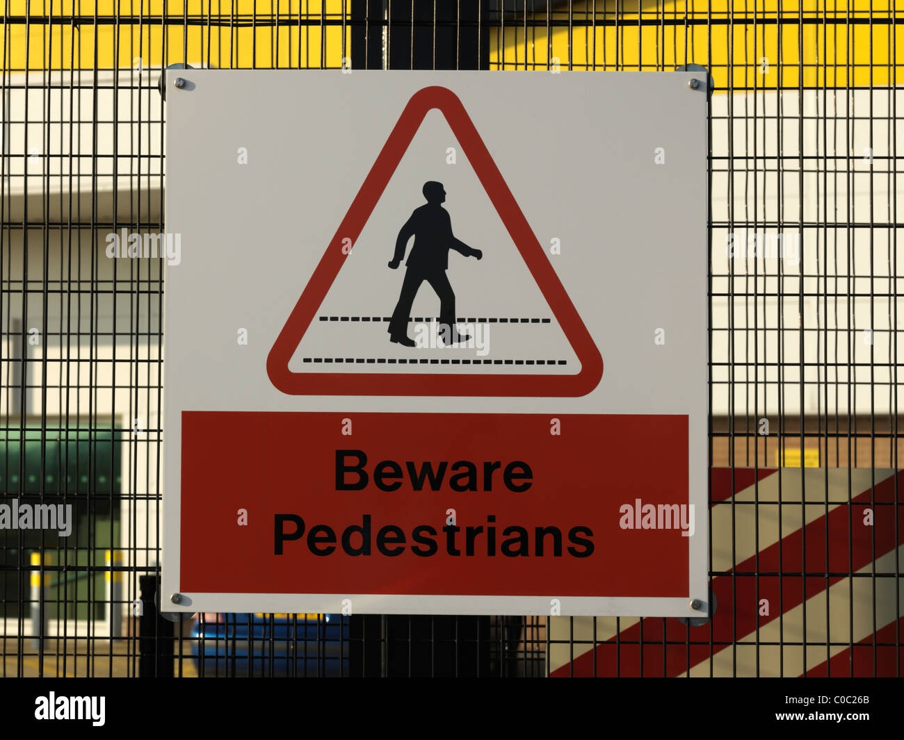 Beware of pedestrians hi-res stock photography and images - Alamy