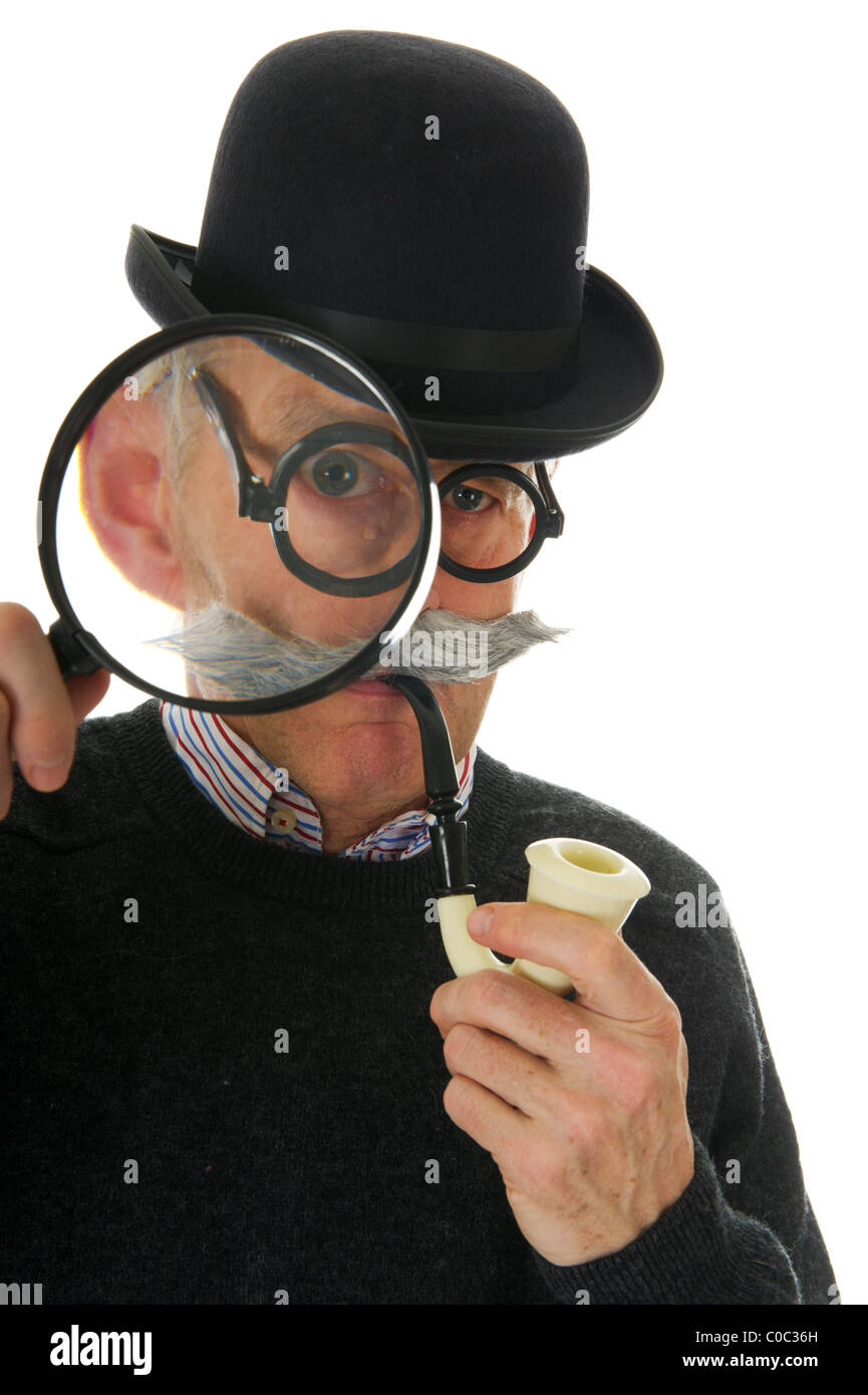 Funny detective pipe hat hi-res stock photography and images - Alamy