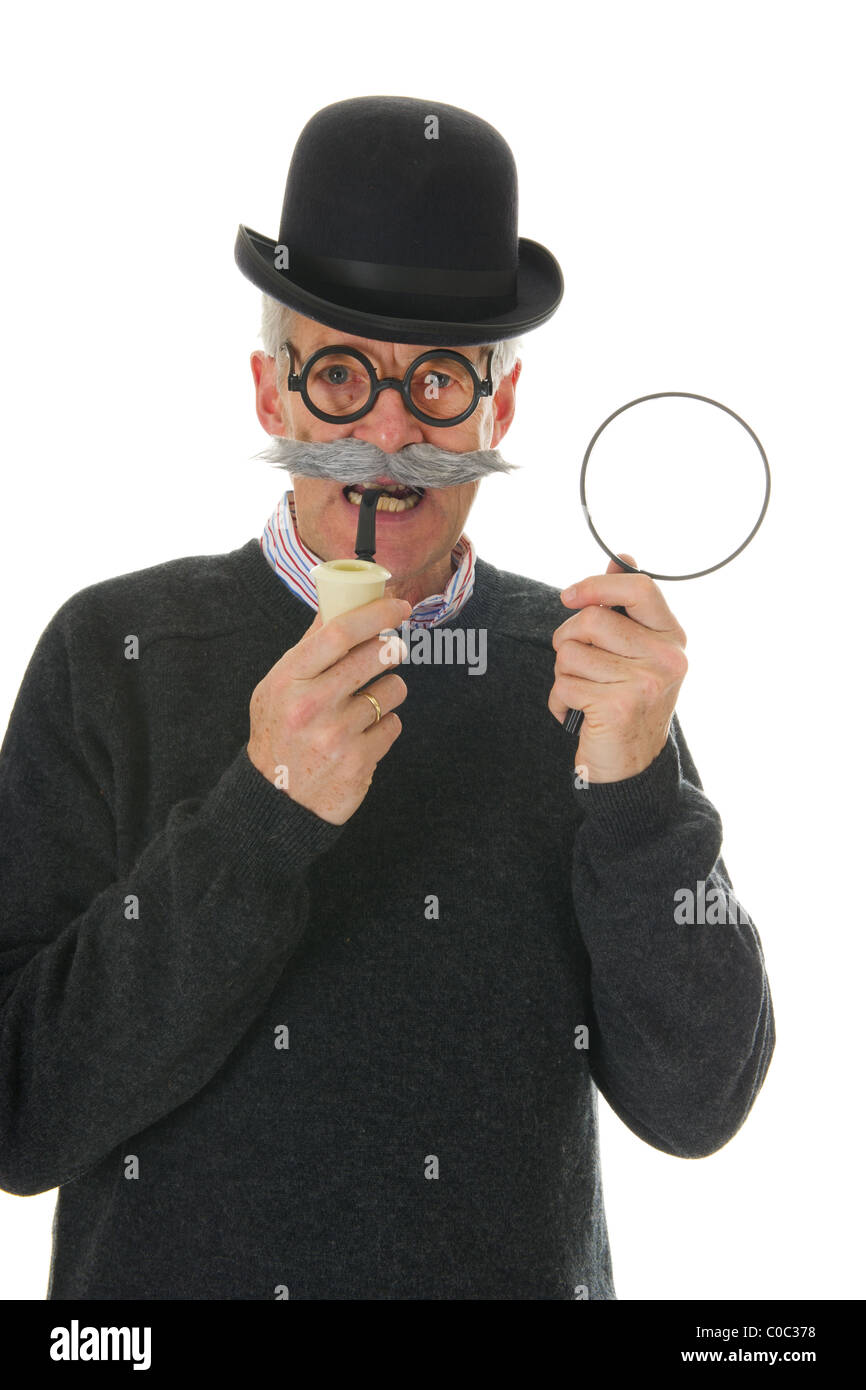 Funny detective pipe hat hi-res stock photography and images - Alamy