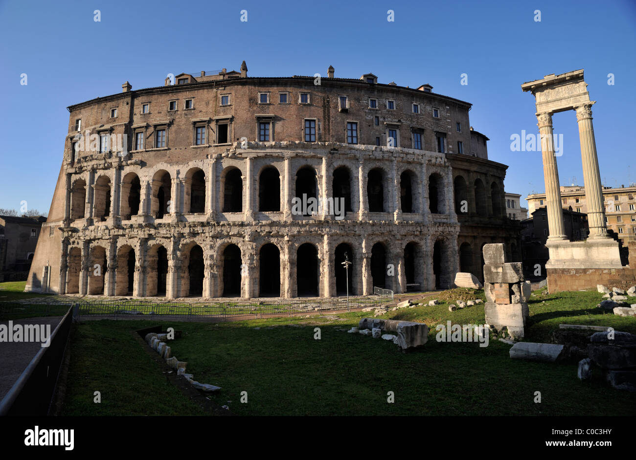 Marcellus Theater Rome Stock Photos & Marcellus Theater Rome Stock ...
