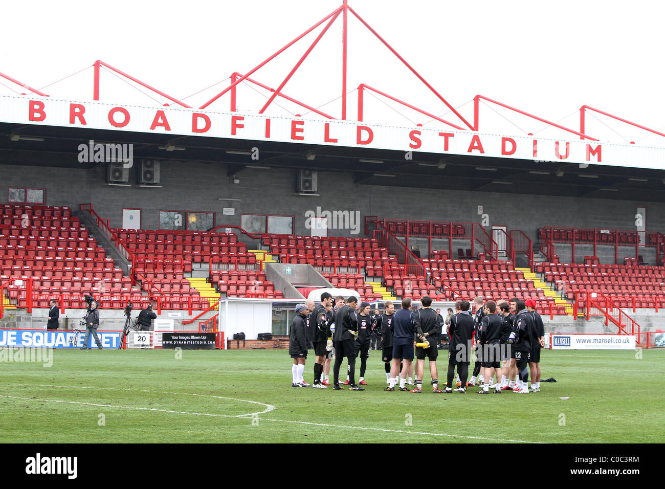 The Broadfield Stadium in Crawley, home of Crawley Town Football Club ...