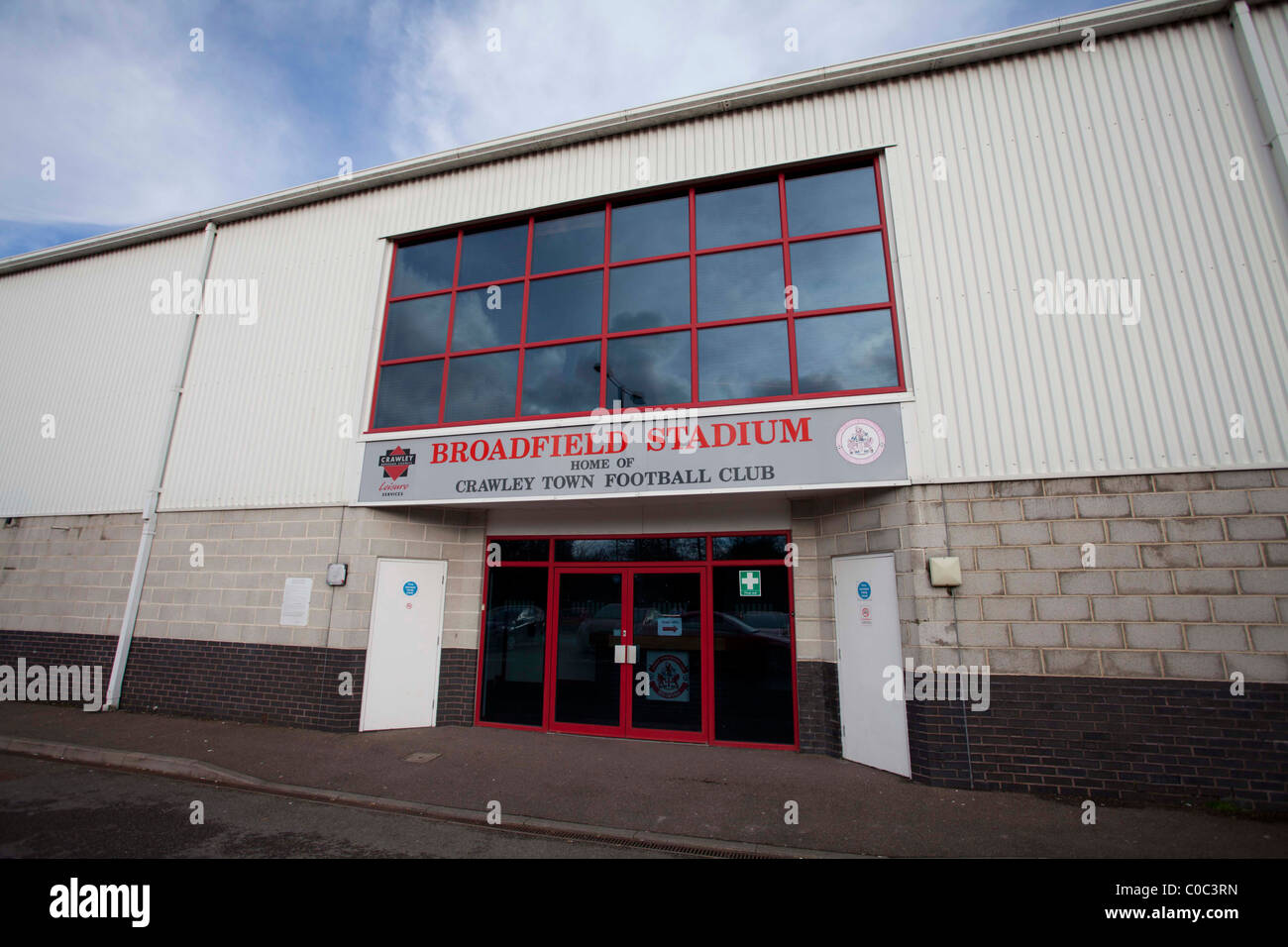 The Broadfield Stadium in Crawley, home of Crawley Town Football Club ...