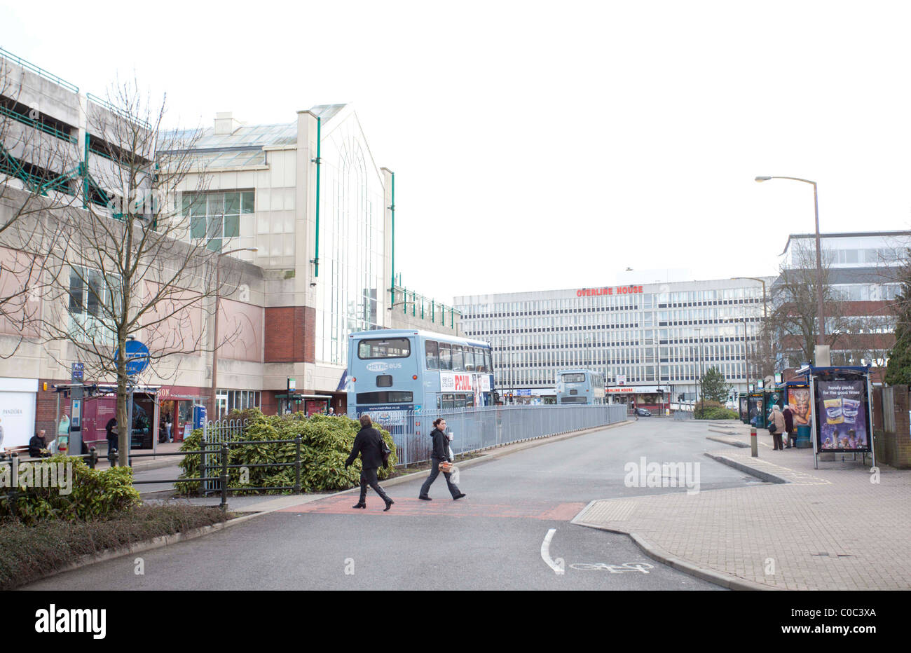 Crawley Town centre. Picture by James Boardman Stock Photo - Alamy