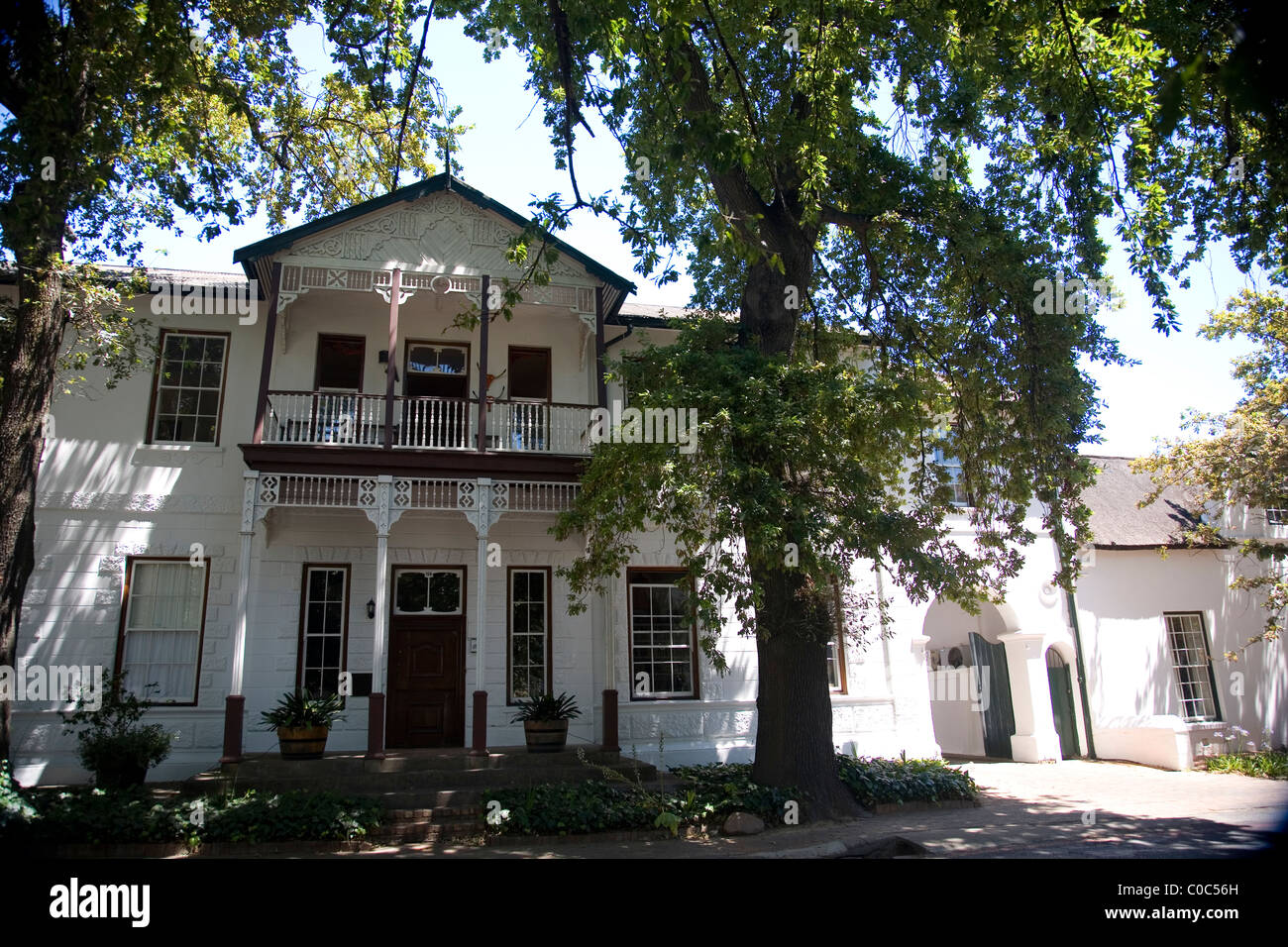 Dorp Street Buildings in Stellenbosch - Western Cape Stock Photo - Alamy