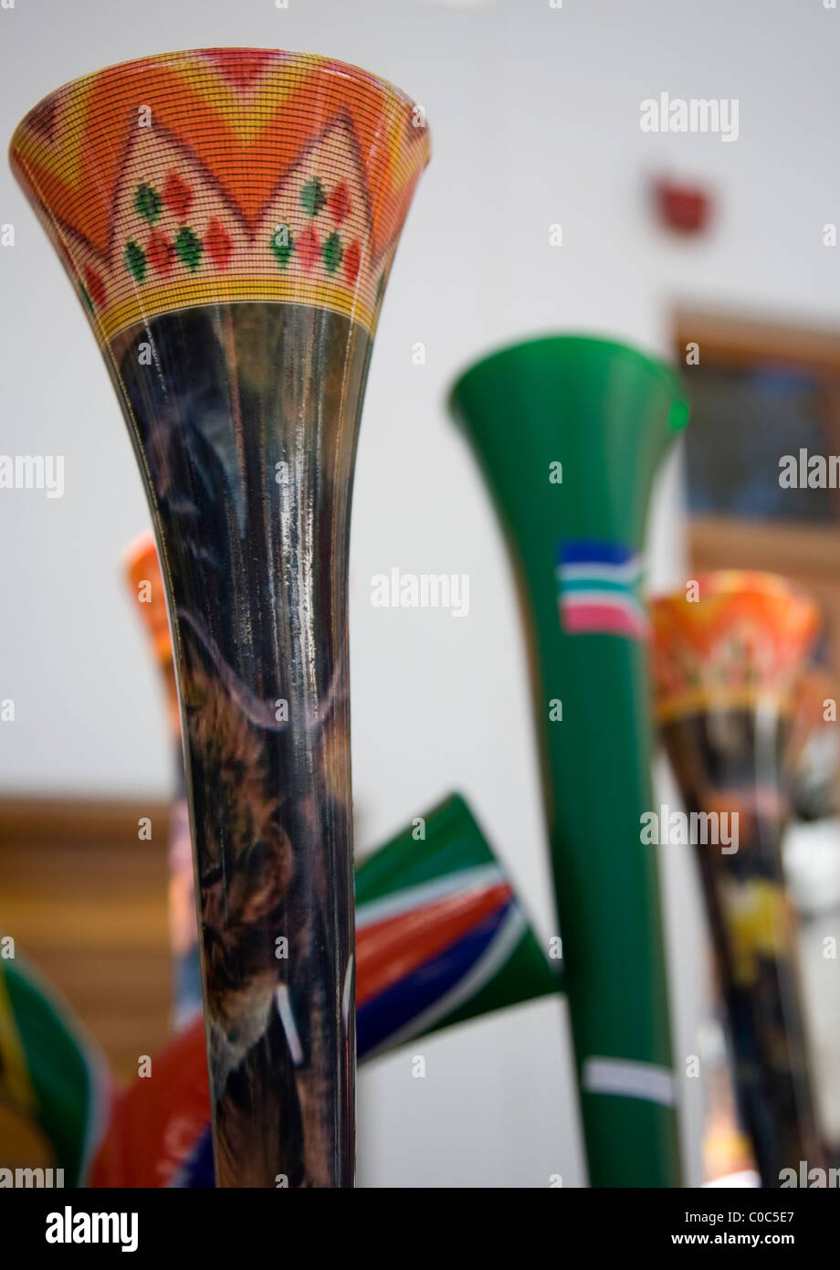Vuvuzelas Stock Photos & Vuvuzelas Stock Images - Alamy