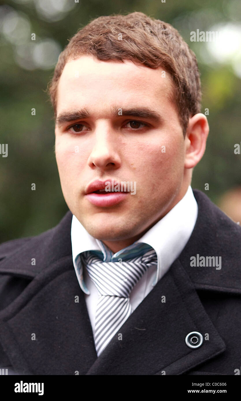 Bath and England rugby player Olly Barkley attends Aylesbury Crown ...