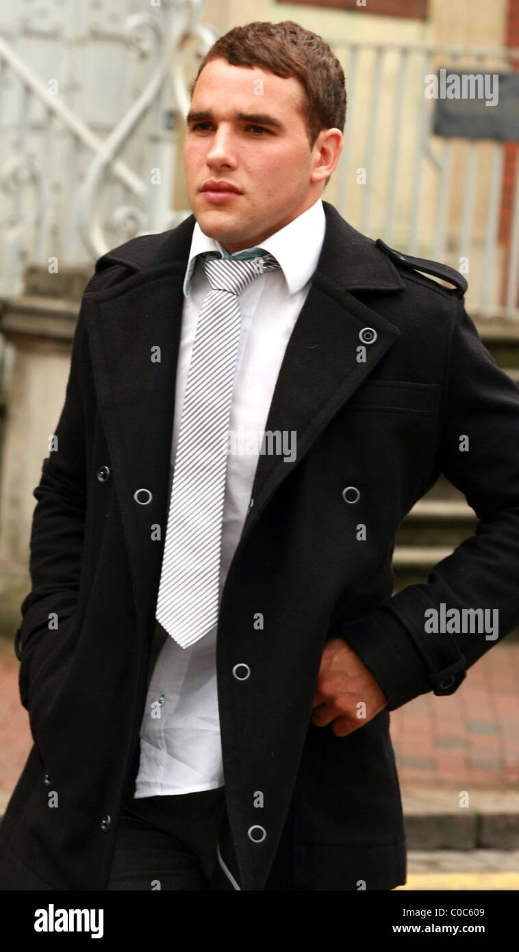 Bath and England rugby player Olly Barkley attends Aylesbury Crown ...