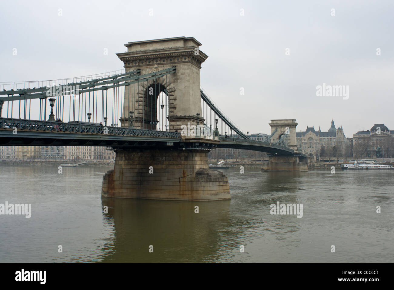 Chain Bridge Budapest Hungary Stock Photo - Alamy